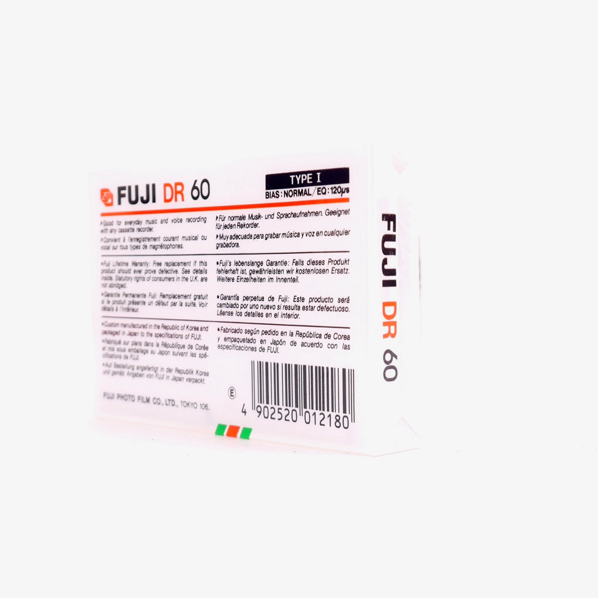 Cassettes FUJI DR 60 C60 60 Minutes - NOS - Position Normal - Type I ...